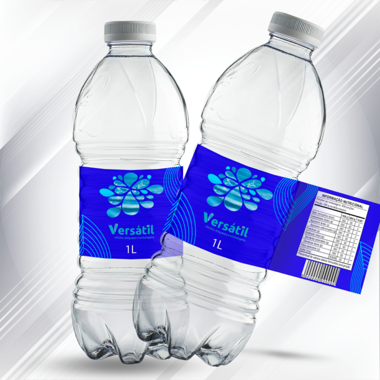 Rótulo de água mineral - Versátil